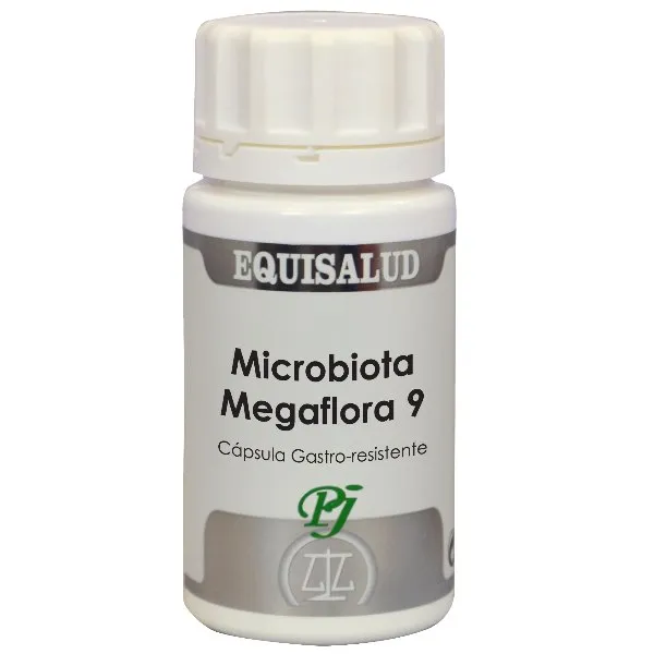 Microbiota Megaflora 9 60 Capsulas – Equisalud - Casa & Cuidado – Tu ...