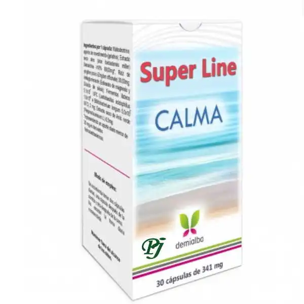 Super Line Calma 30 Capsulas – Demialba - Casa & Cuidado – Tu Tienda ...